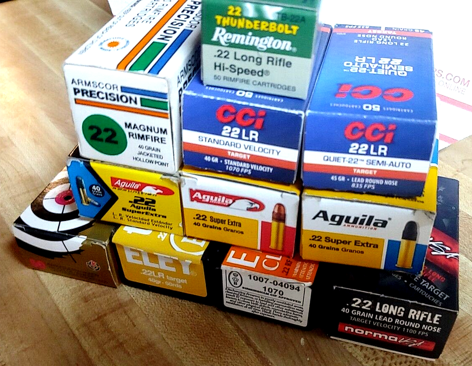 11 - .22 Rimfire Vintage Ammo Box EMPTY Remington Winchester Federal ...