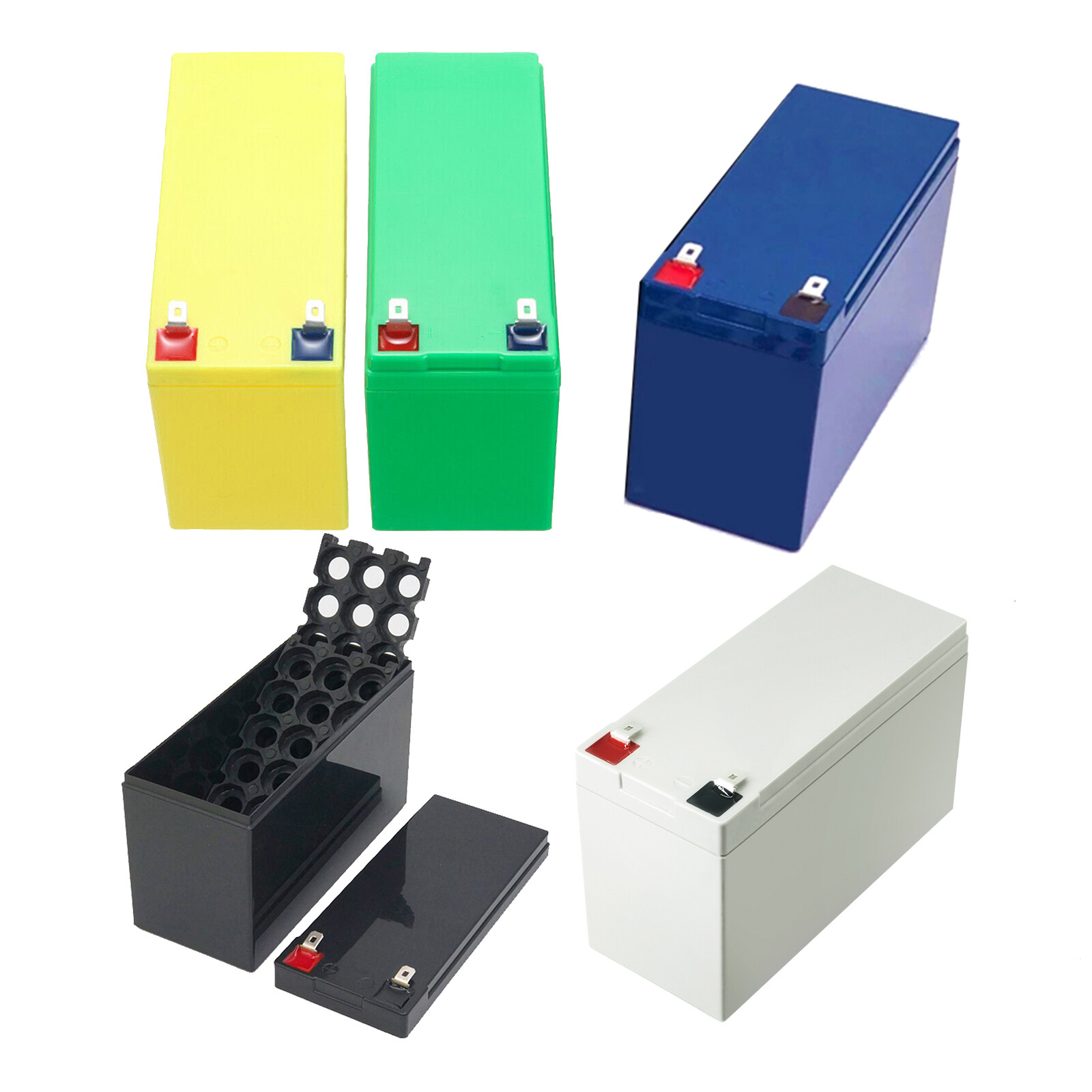 DIY 12V 3S7P Rechargeable Battery Pack Box with 40A BMS + UK Charger ...