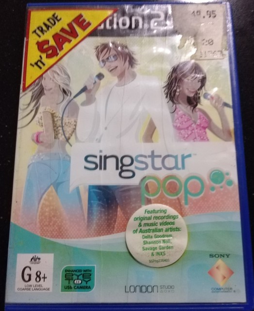 Singstar Pop Ps2 Game PlayStation 2 Sony DVD ROM for sale online | eBay