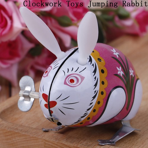 1Pc cute tin wind up clockwork toys jumping rabbit classic toyBDM2 | eBay