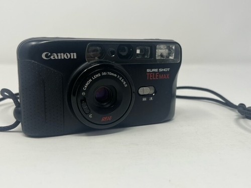 Canon Sure Shot TELEmax Film Camera Point & Shoot 35mm with 38/70mm ...