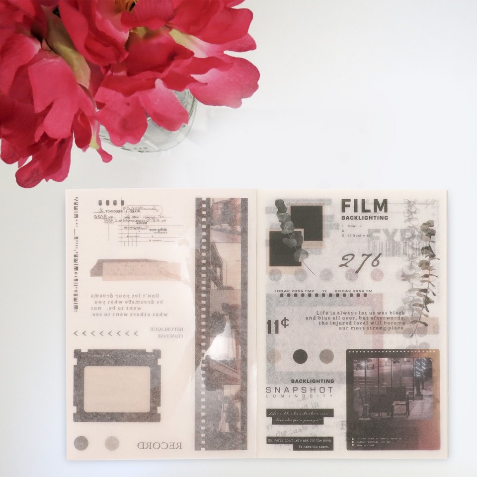 Journaling Stickers Vintage Label for Scrapbooking DIY Material Women ...