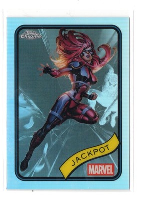 2025 Topps Marvel Chrome Jackpot SILVER REFRACTOR PARALLEL #81 Sara ...