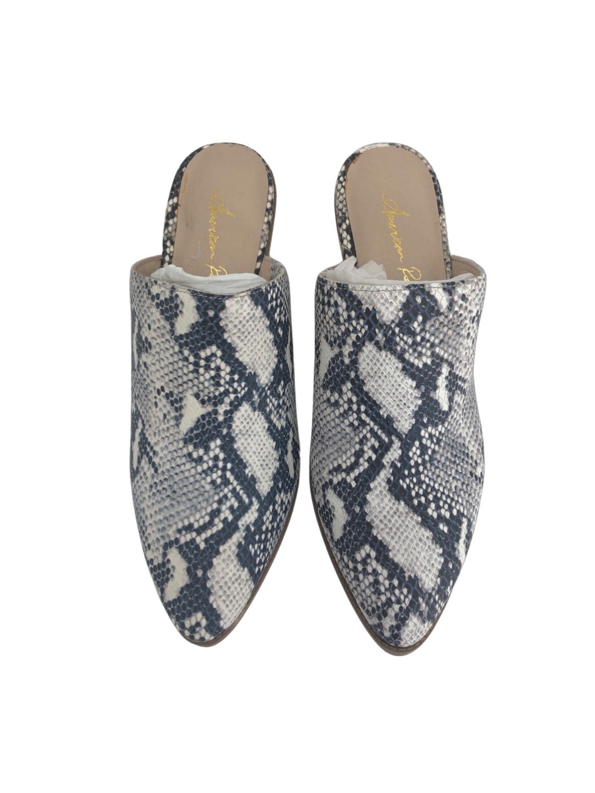 American Rag Heidi Mules Womens 8.5 Closed Toe Snake Print New Other | eBay