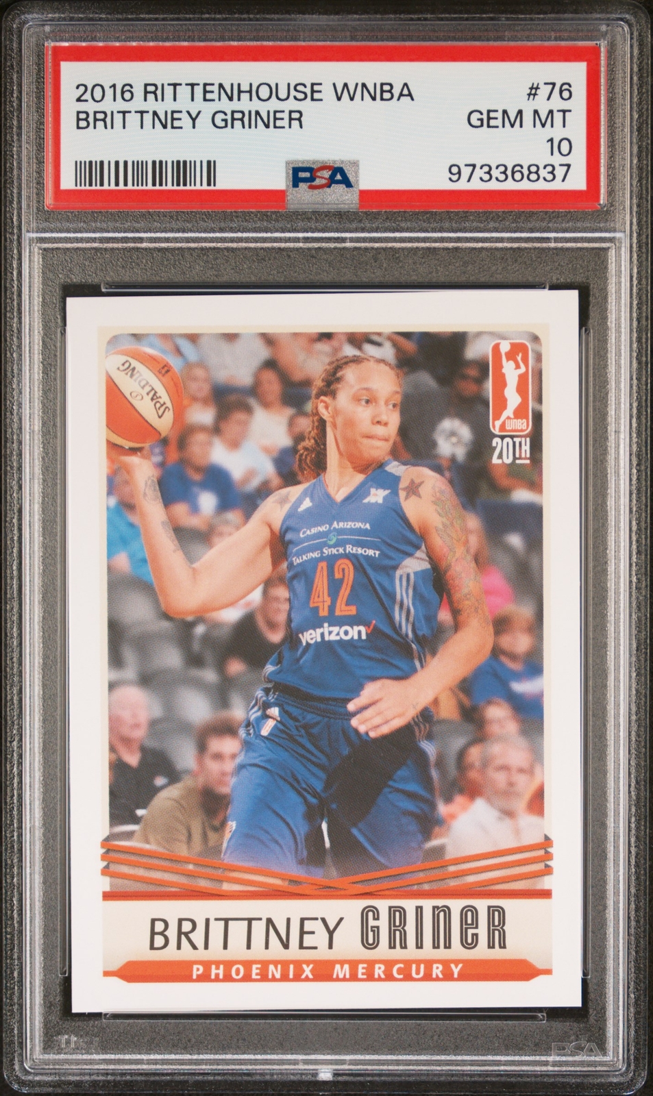 2016 RITTENHOUSE WNBA #76 BRITTNEY GRINER PSA 10 | eBay