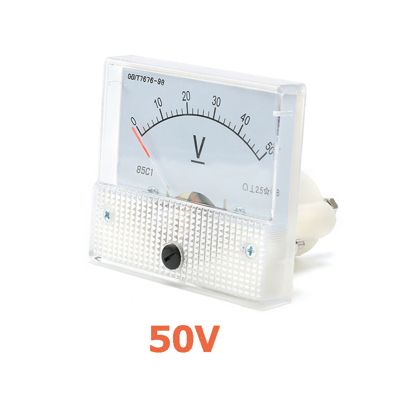 DC Analog Volt Voltage Needle Panel Meter Voltmeter Gauge 85C1 DC 5V ...