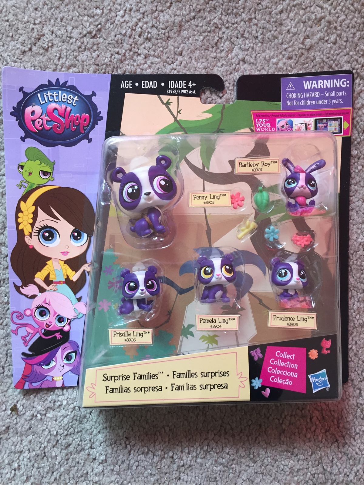 Littlest Pet Shop Surprise Families Mini Pet Pack Panda New in Sealed ...