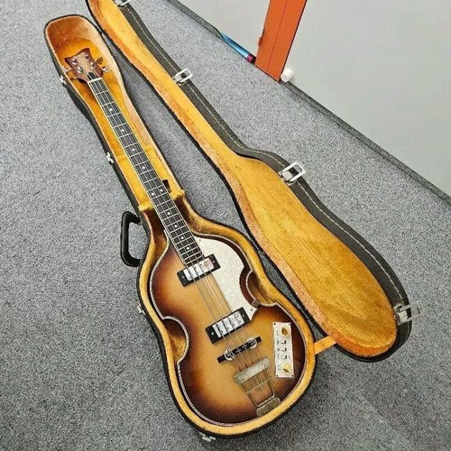 Greco VB-500 Violin Bass 1978 Custom Flame Maple Birdseye From JAPAN | eBay