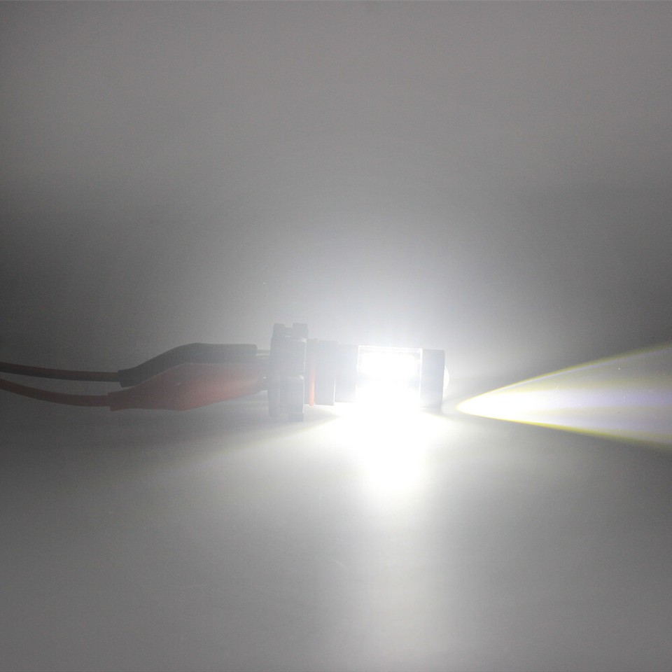 2 x White 5202 PSX24W 2504 LED DRL Light Bulbs for 2017 2018 2019 Jeep ...