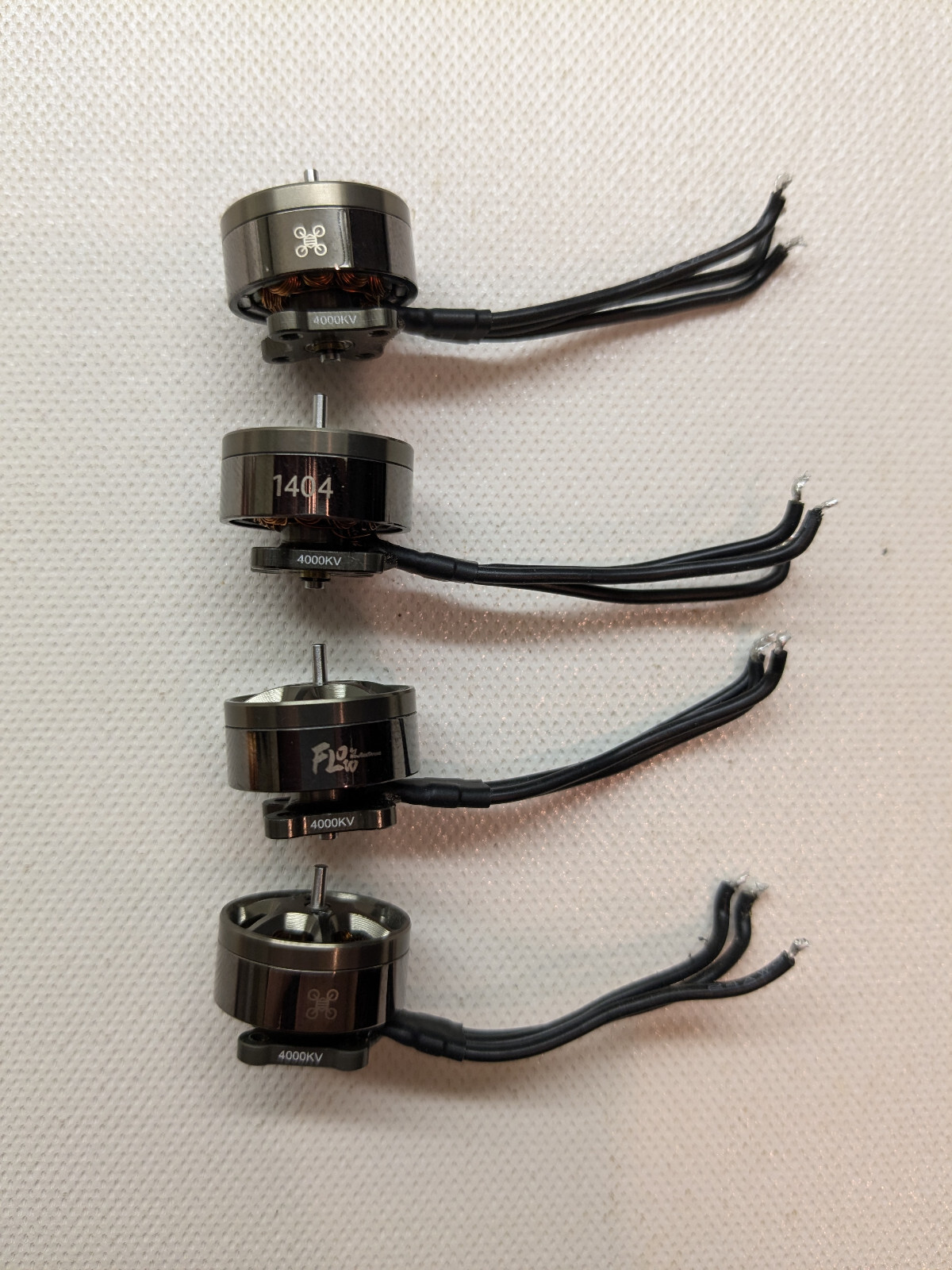Four quadcopter NewBeeDrone 1404 Flow 4000kv brushless quad motors | eBay