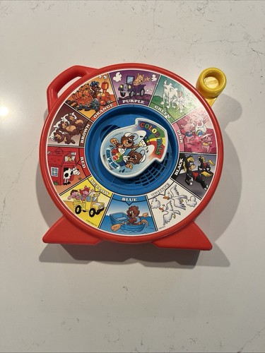 Vintage MATTEL See N Say Color Pals Red 1992 Kids Talking Learning ...