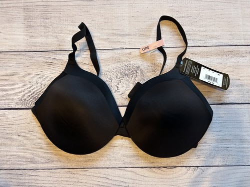Maidenform Bra 09436 34D Full Coverage Comfort Devotion Black T-Shirt ...