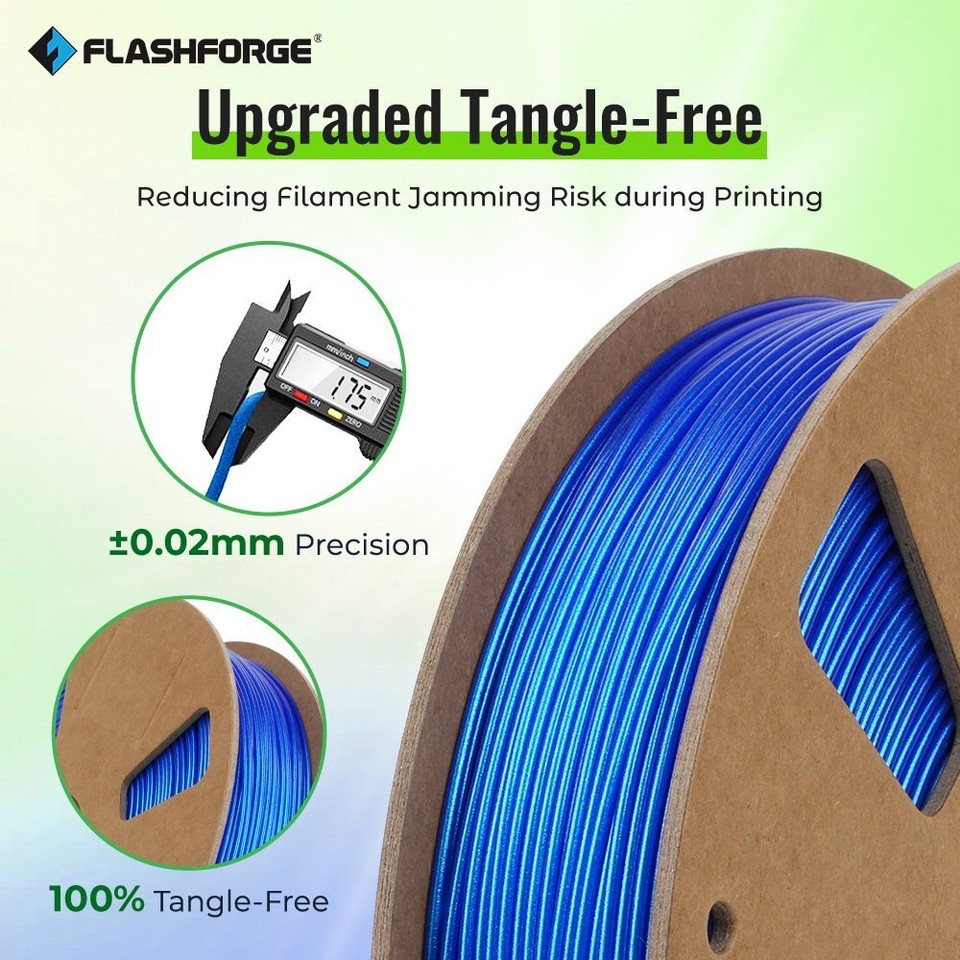 FLASHFORGE HS PLA 3D Filament 1.75mm High Speed 680g/1.5pounds Aurora ...