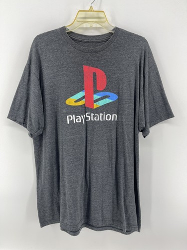Playstation Logo Ripple Junction Retro Graphic T Shirt Mens Size XL ...