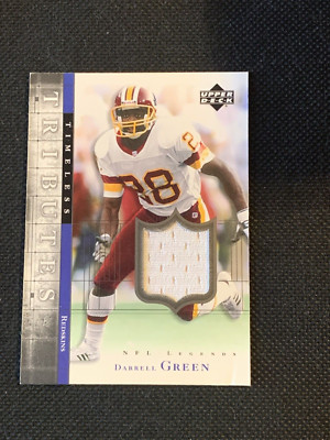 2001 Upper Deck NFL Legends Timeless Tribute Darrell Green Game Worn ...