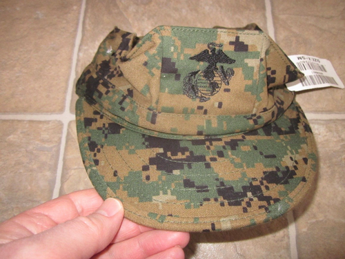 Modern USMC US Marine Corps MARPAT woodland pattern cap cover size X ...