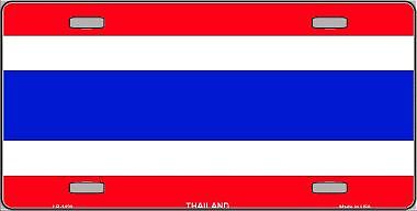 Thailand Flag Metal Novelty License Plate Tag LP1420 | eBay