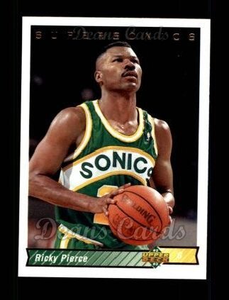1992 Upper Deck #273 Ricky Pierce Supersonics Rice 8 - NM/MT | eBay