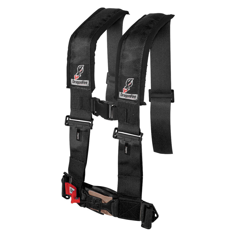 Dragonfire Racing 4-Point H-Style Safety Harness w/Adjustable Sternum ...