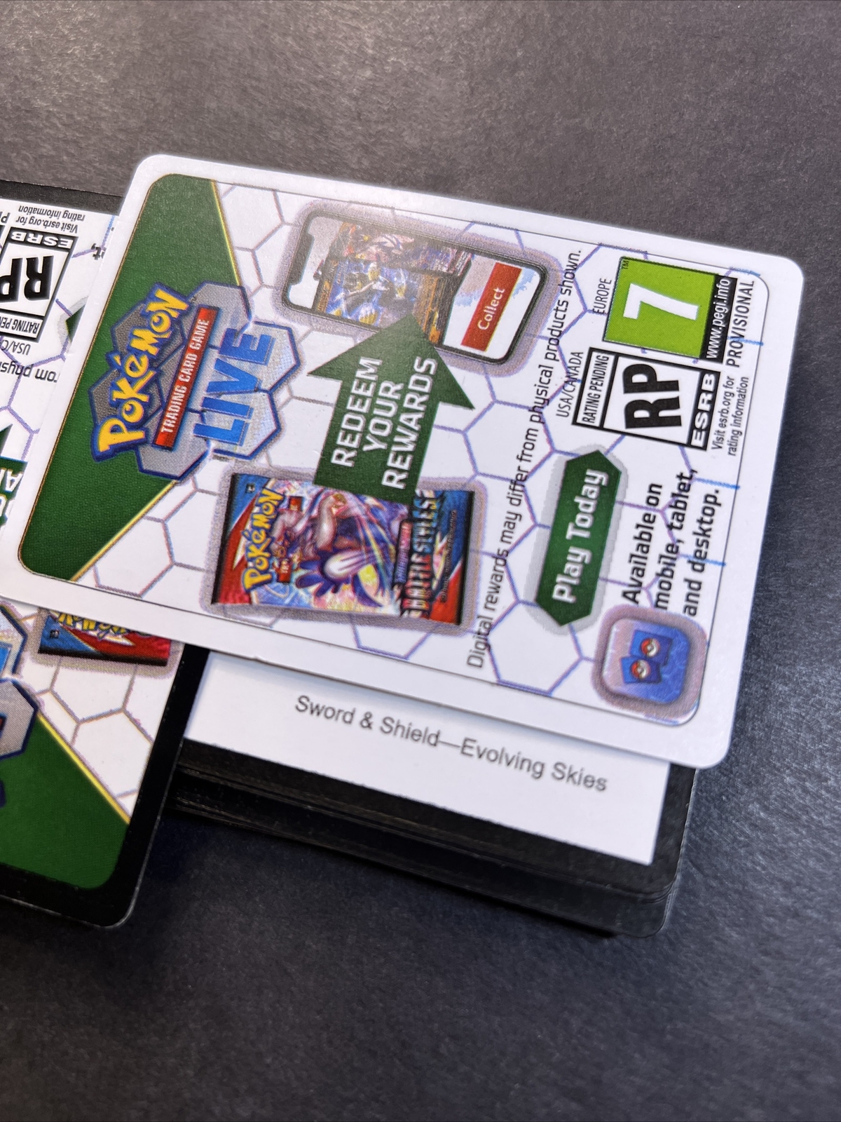 81x New Unused Online Code Cards - Pokemon Evolving Skies Codes - SENT ...