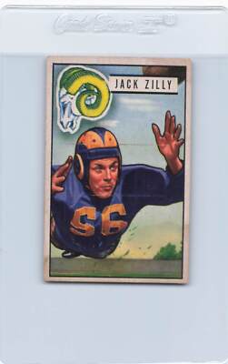 1951 Bowman #78 Jack Zilly Rams EX *DA-A5486 | eBay