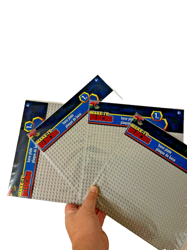 4 PACK Standard Building Block Baseplates (32 Studs x 32 Stud) Base ...