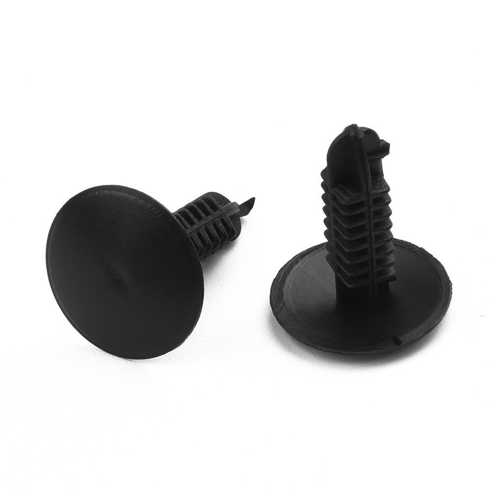 50 Pcs Black Plastic Rivets Retainer Clips for Car Door Panel Bumper ...