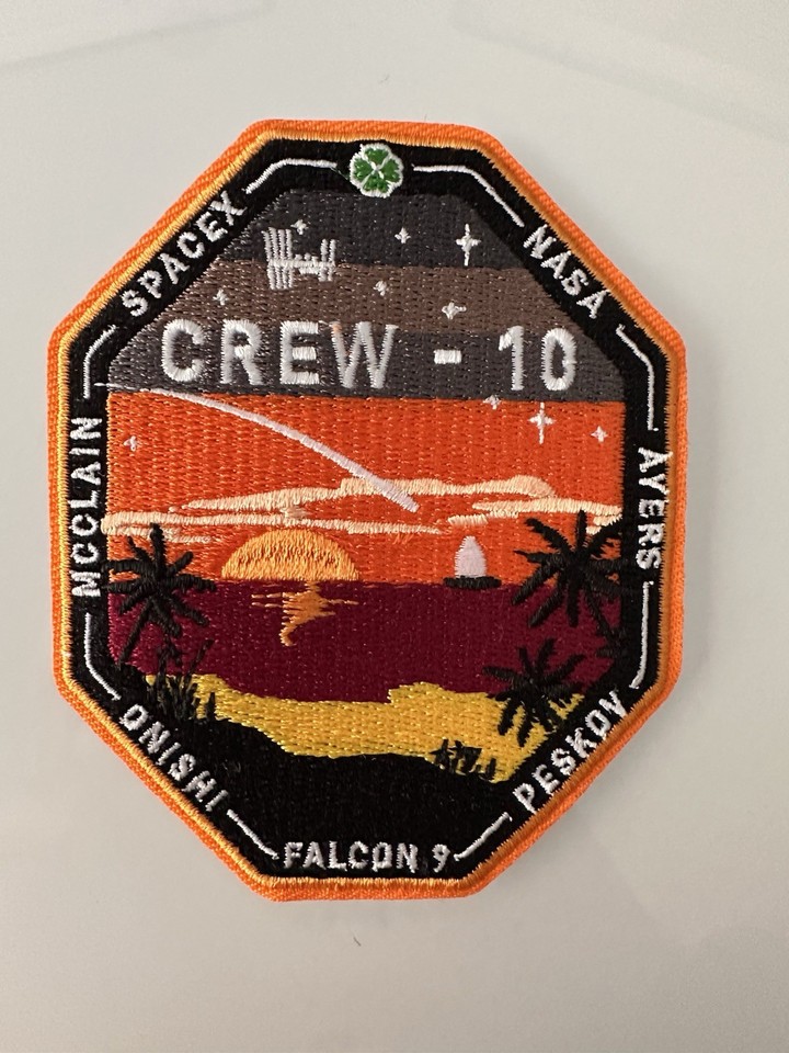 Space Crew 10 Dragon ISS Program Mission Patch 3.5” | eBay