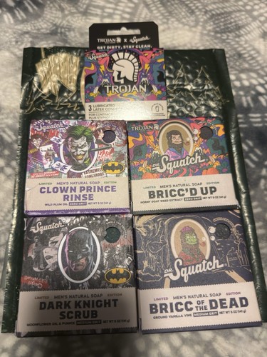 Dr Squatch x Batman Collection, Bricc Of The Dead, And Trojan Bricc’d ...