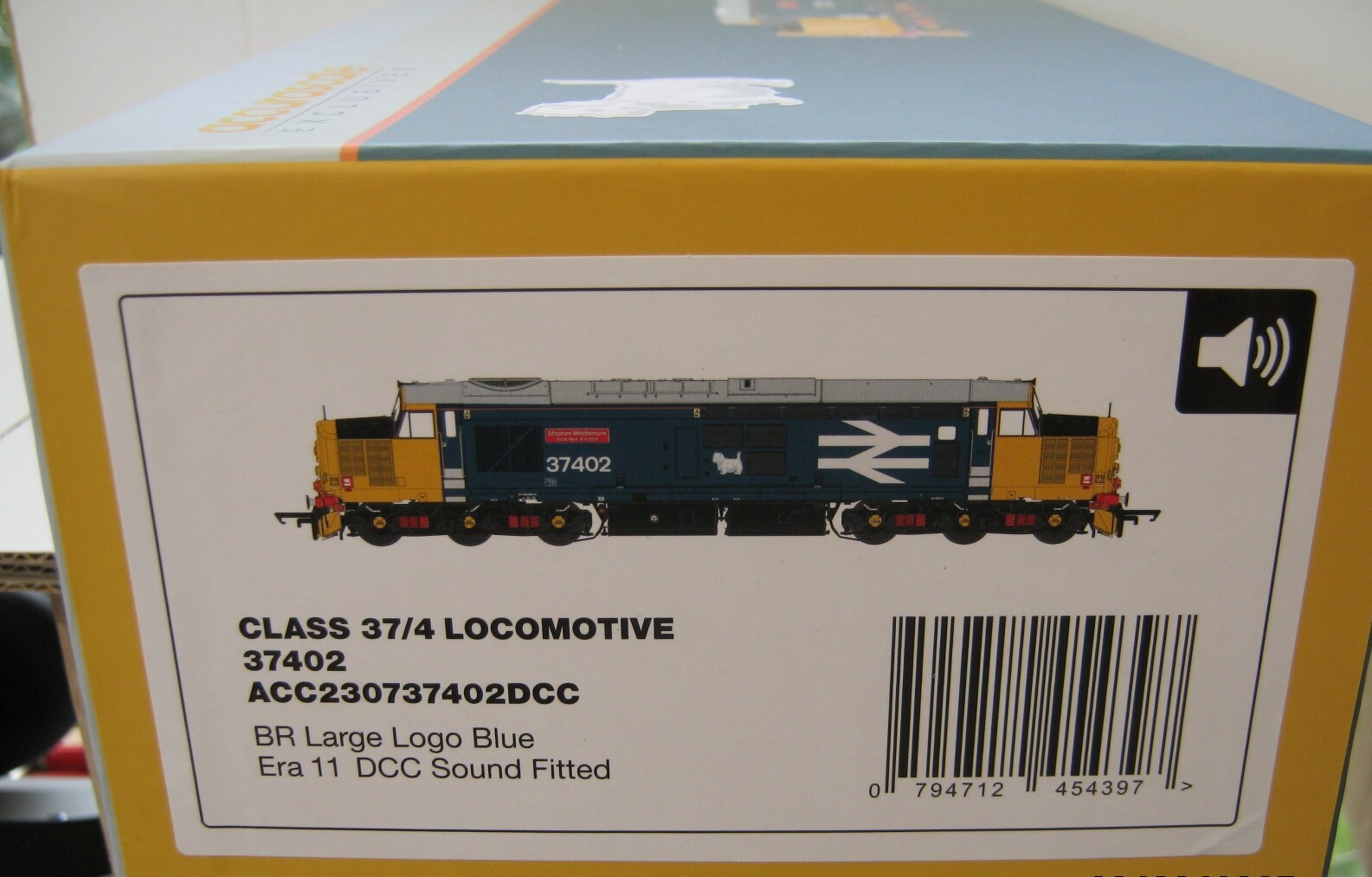 Accurascale Class 37 No. 37402 Stephen Middlemore Exclusive DCC Sound ...