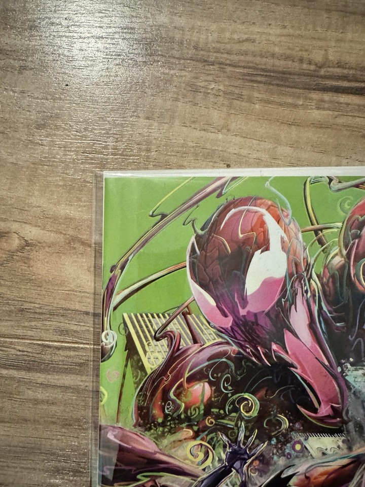 GWENOM VS CARNAGE 2 CLAYTON CRAIN BLACK LIGHT VIRGIN VARIANT KING IN ...