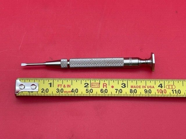 Starrett 555C Jewelers Pocket Screwdriver .070in (1.8mm) Blade IN STOCK ...
