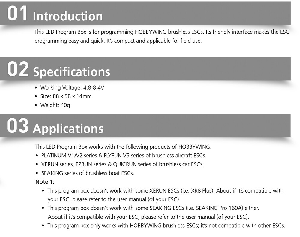 HOBBYWING Skywalker 120A V2 Brushless ESC 8.4A/30V Switch BEC for RC ...