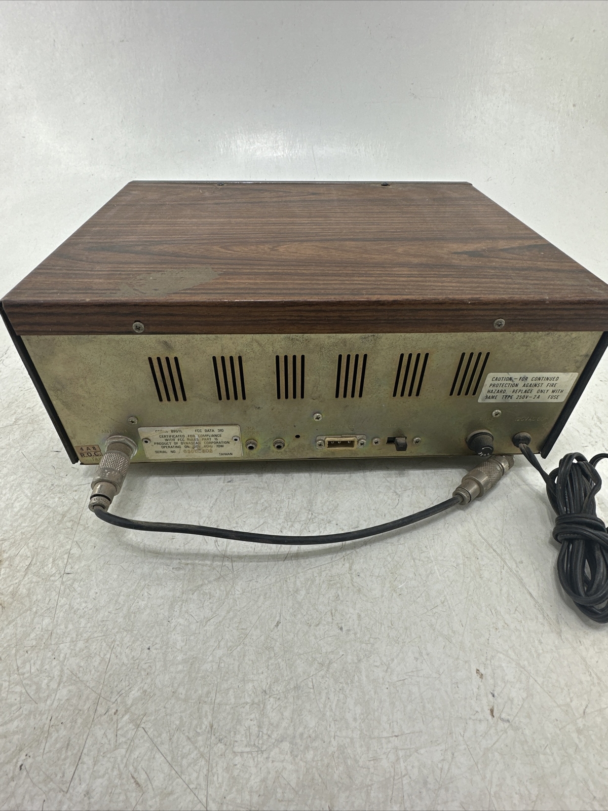 COBRA 89 GTL Vintage CB Base Station Radio, Woodgrain Look, Untested | eBay