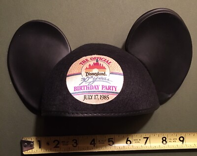 Vintage 1985 Disneyland Mickey Mouse Ears- For Disneyland 30th ...