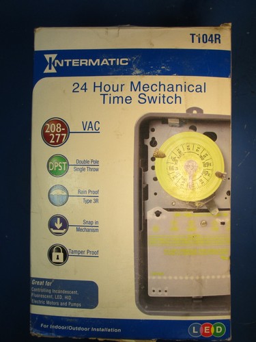 Intermatic T104R 24 Hour Mechanical Time Switch 78275000124 | eBay