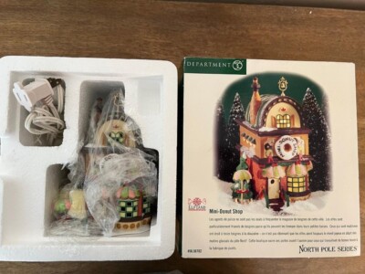 DEPT 56 NORTH POLE ELFLAND MINI-DONUT SHOP LIGHTED BUILDING-56.56702 | eBay