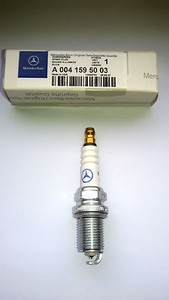 Mercedes Genuine Platinum Spark Plugs. - A 0041595003. A 0031599403 ...