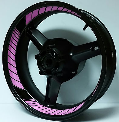 SOFT PINK CUSTOM INNER RIM DECALS WHEEL STICKERS STRIPES TAPE GRAPHICS ...