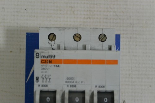 C32N MERLIN GERIN MULTI 9 3POLE BREAKER 15 A 380 V | eBay