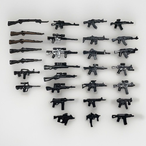 33 Weapons Pack Rifle SMG SniperGuns Army Compatible with toy brick ...