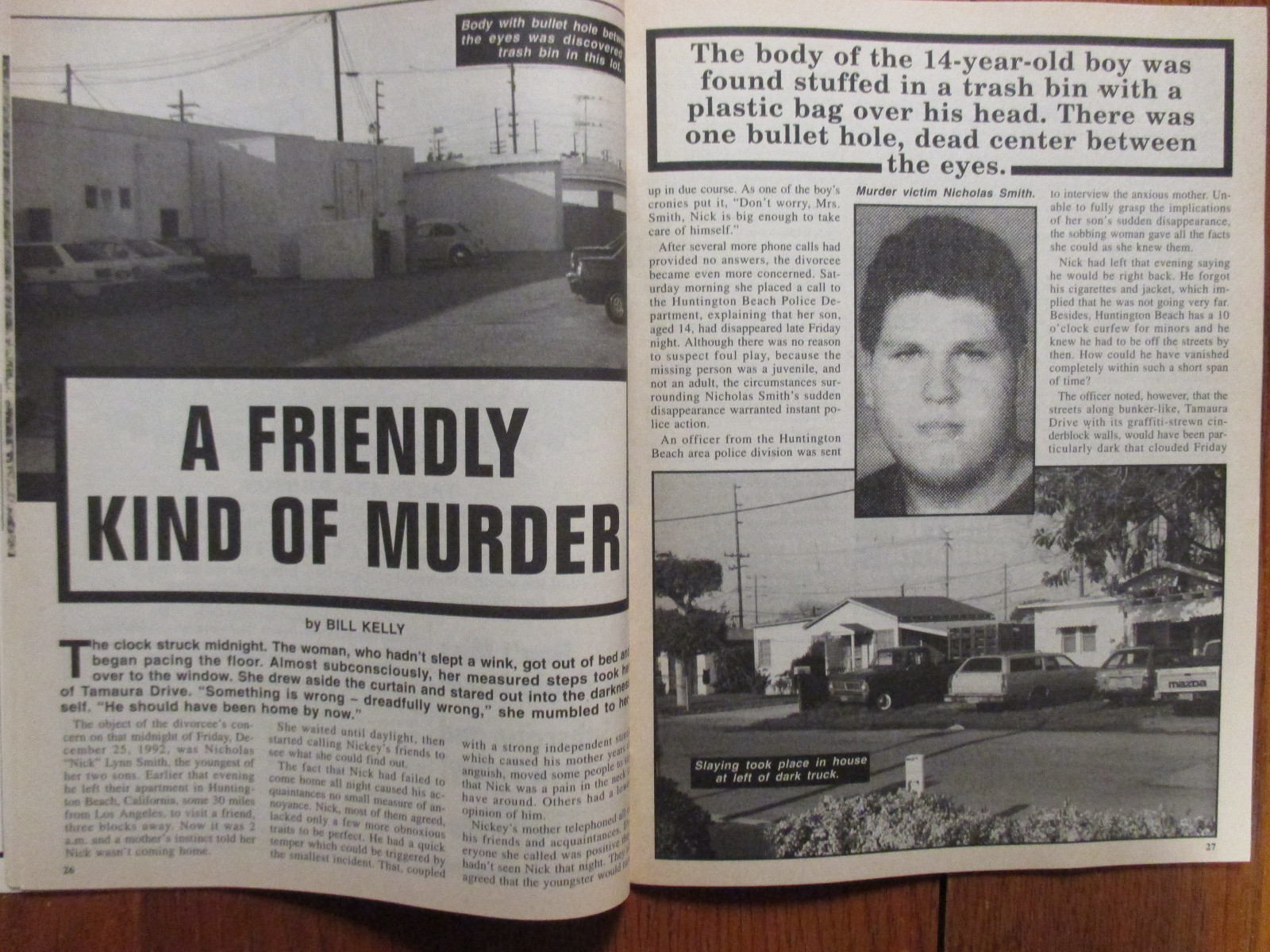 October-1994 "Detective Cases" Magazine(ZAIDA CARADID YOUNG/MICHELLE ...