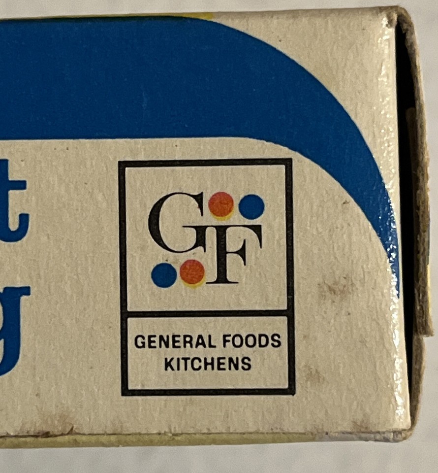 Vintage 1960's Unopened Large Box Jello Box Lemon Pudding Mix General ...