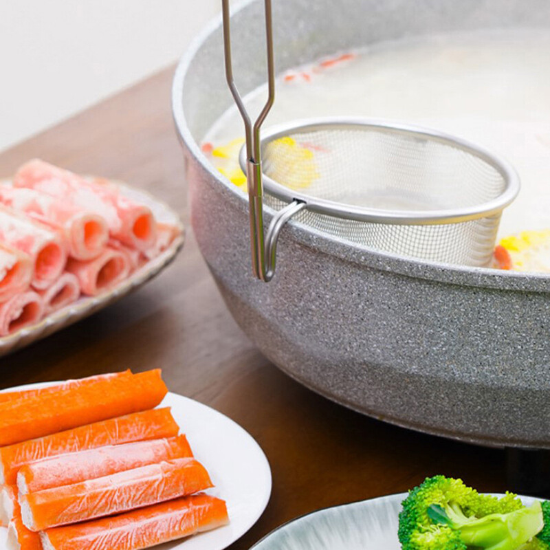 1Pc Stainless Steel French Fries Fried Filter Spoon Hot Pot Colander ...