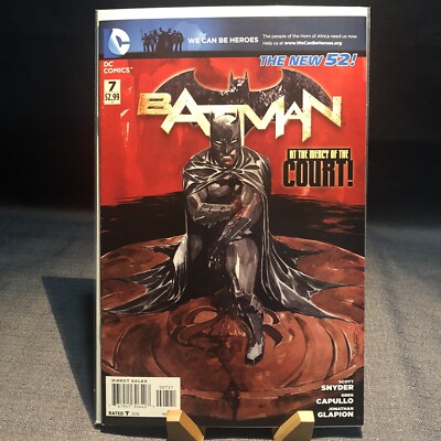 Batman 7 New 52 (2012) 1st Full App Harper Row DC Comics New 52 Variant ...