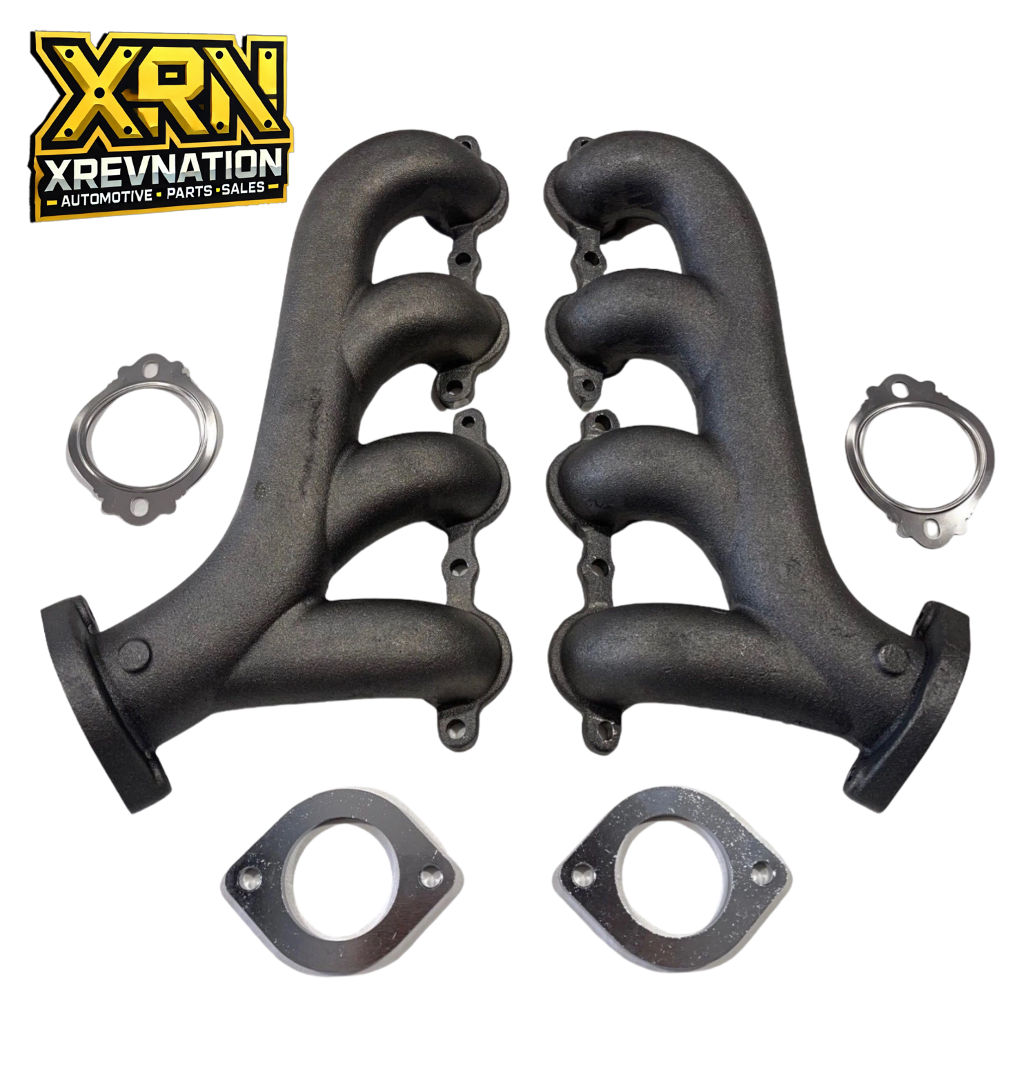 Cast Iron LS Swap Exhaust Manifolds For LS1 LS2 LS3 4.8 5.3 6.0 6.2 ...