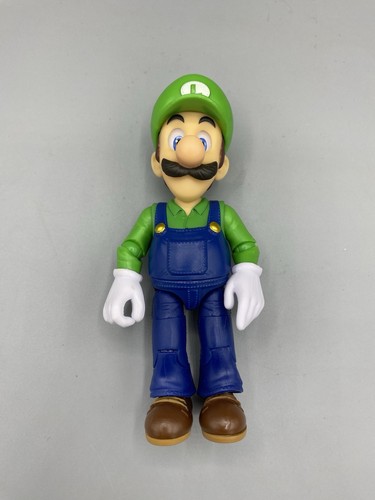Super Mario Bros Movie Luigi 5" Posable Figure Jakks Pacific 2023 | eBay