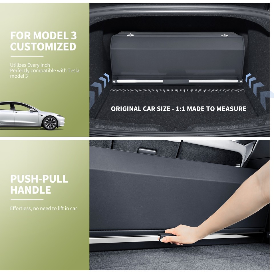 Universal Car Trunk Organizer Durable Leather SUV Cargo Storage Box ...