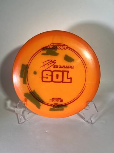 Discraft | Sol | Z Line | Paige Pierce 5X Worlds | 176g | Understable ...