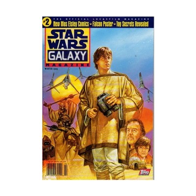 Topps Star Wars Galaxy Mag #2 "Mos Eisley Comics, Falcon Poster" Mag ...